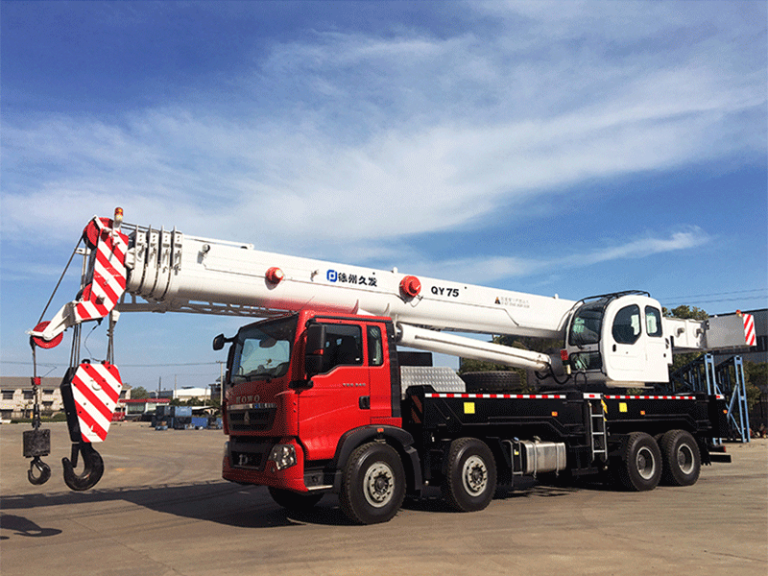 75 Ton Mobile Crane with Advanced Safety Features | XJCM
