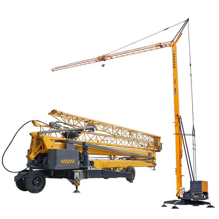 Compact 2 Ton Folding Tower Cranes | XJCM